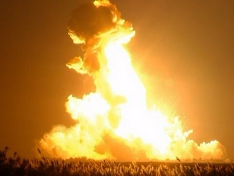 Video: Unmanned space station rocket Antares explodes at liftoff | 89.3 ...